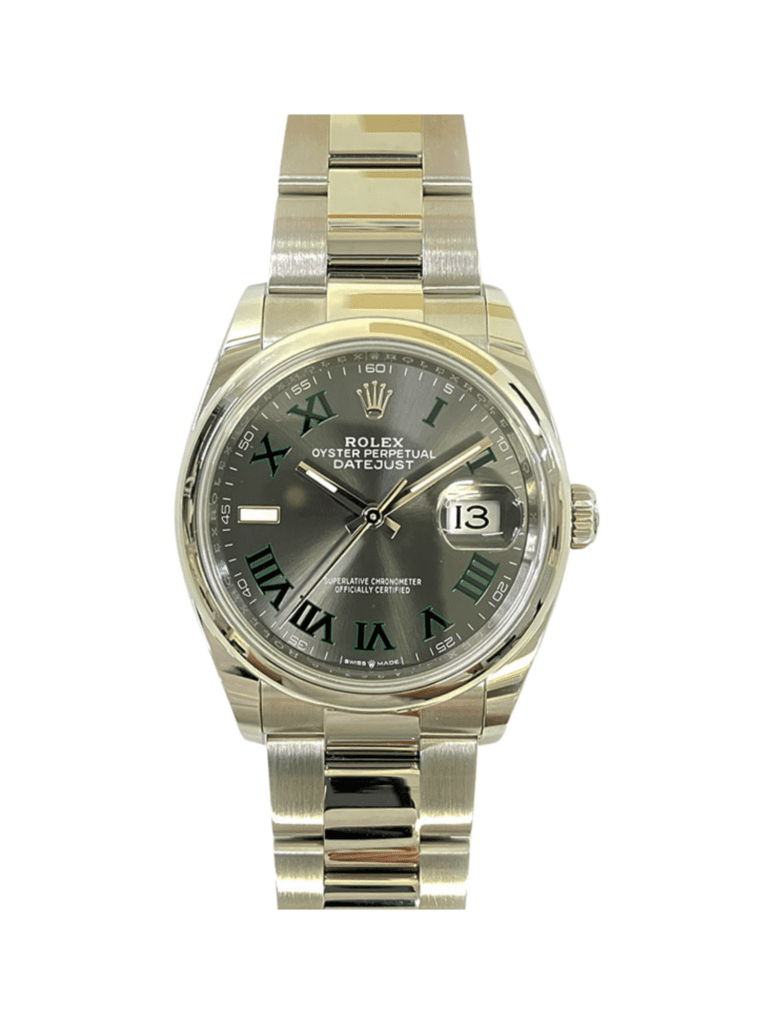 Rolex Datejust 36 Slate Green Roman Dial 126200 - WPB Watch CO