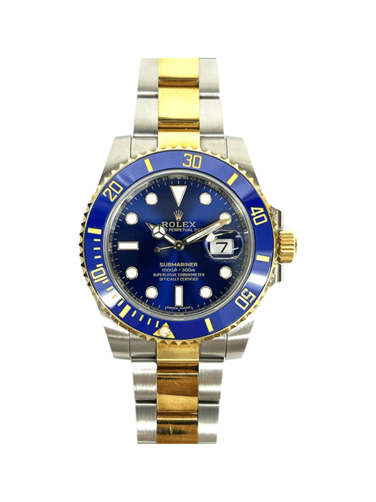 Rolex Submariner Date Two Tone Blue Dial 116613LB - WPB Watch CO