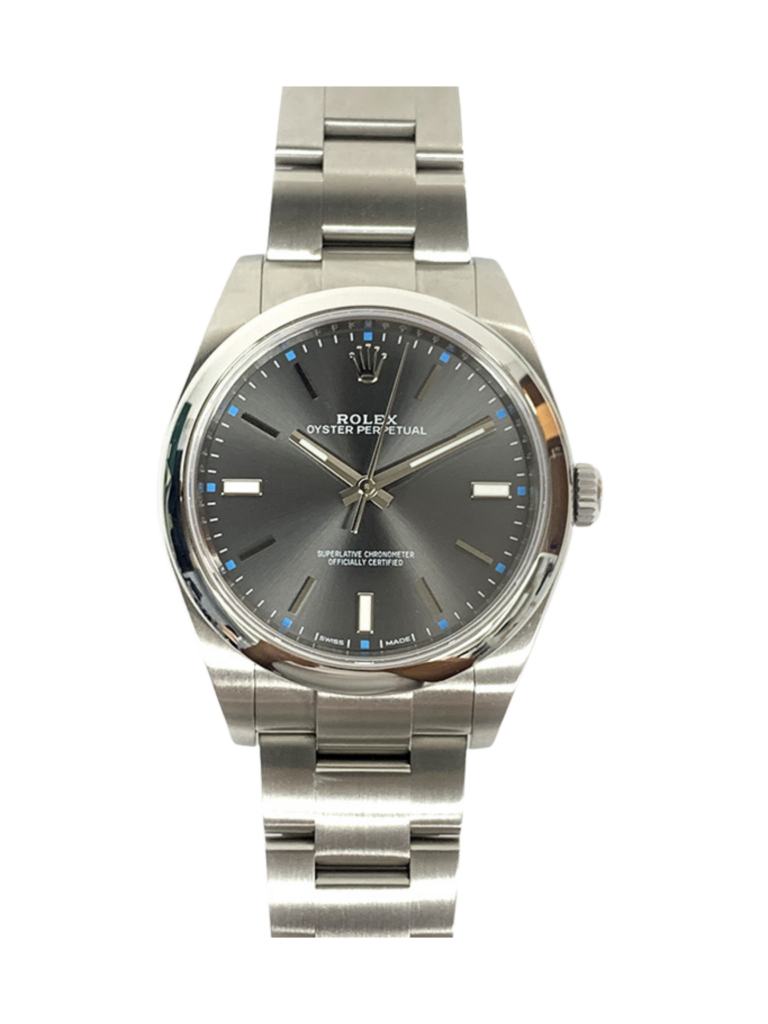 Rolex Oyster Perpetual 39 Slate Dial 114300 - WPB Watch CO