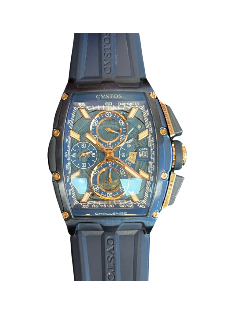 Cvstos Challenge Chrono II Stainless Blue Dial - WPB Watch CO