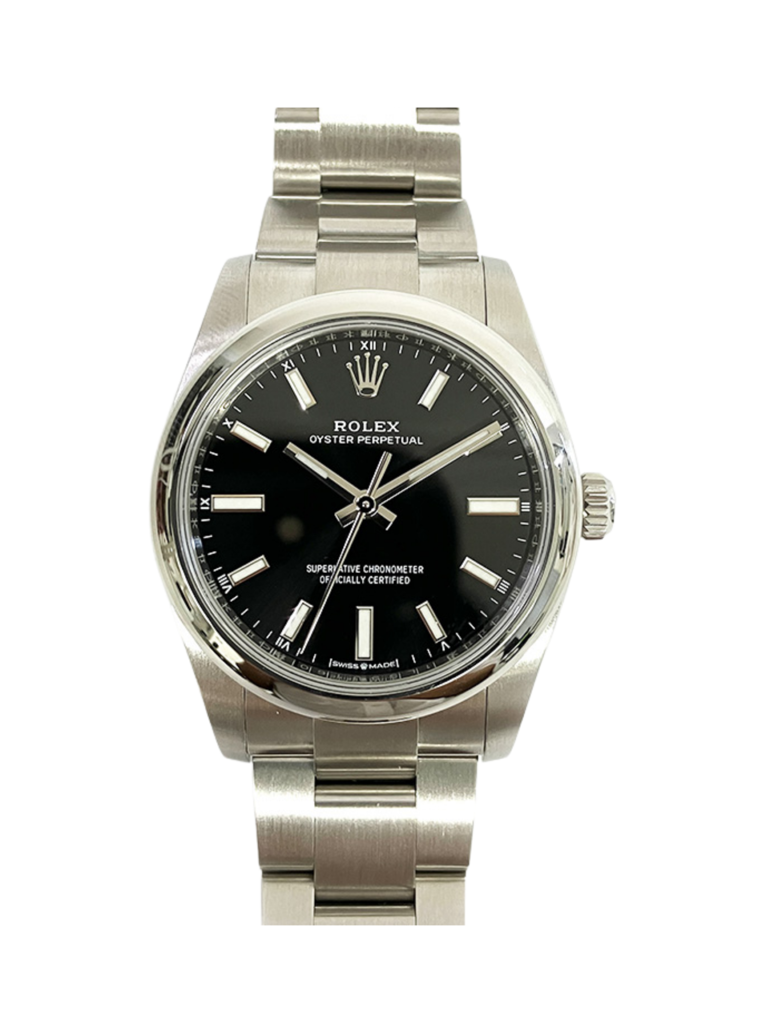 Rolex Oyster Perpetual 34 Black Dial 124200 - WPB Watch CO