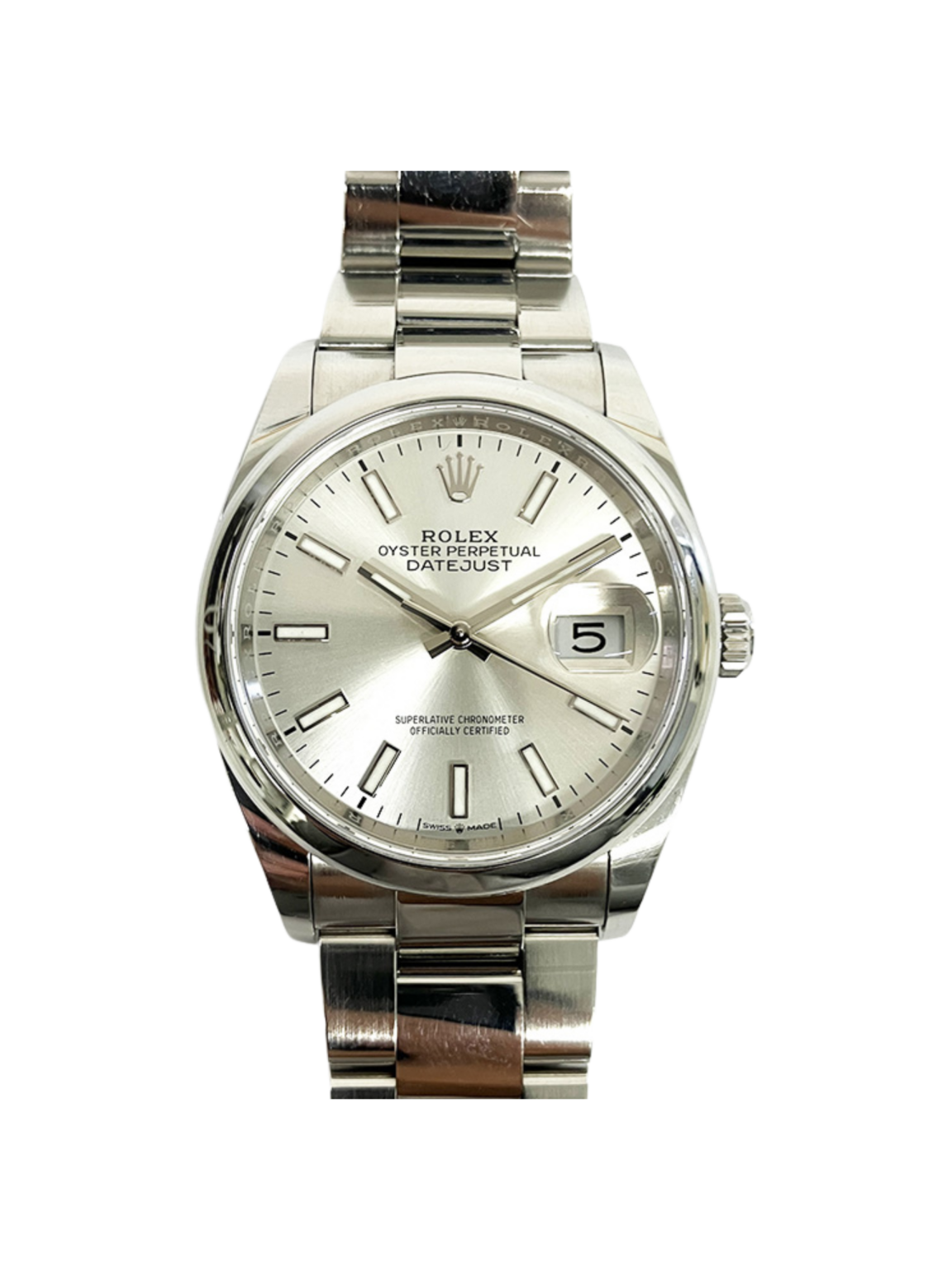 Rolex Datejust 36 Stainless Steel Silver Dial 126200 - WPB Watch CO
