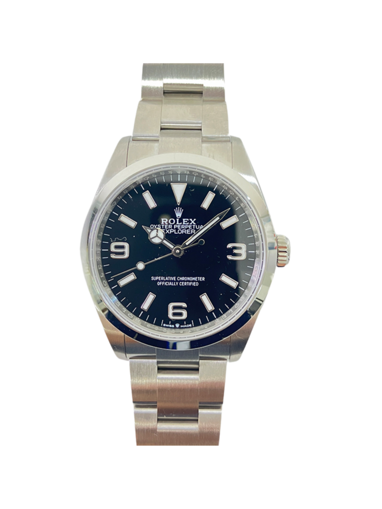 Rolex Explorer Stainless Steel Black Dial 124270 - WPB Watch CO