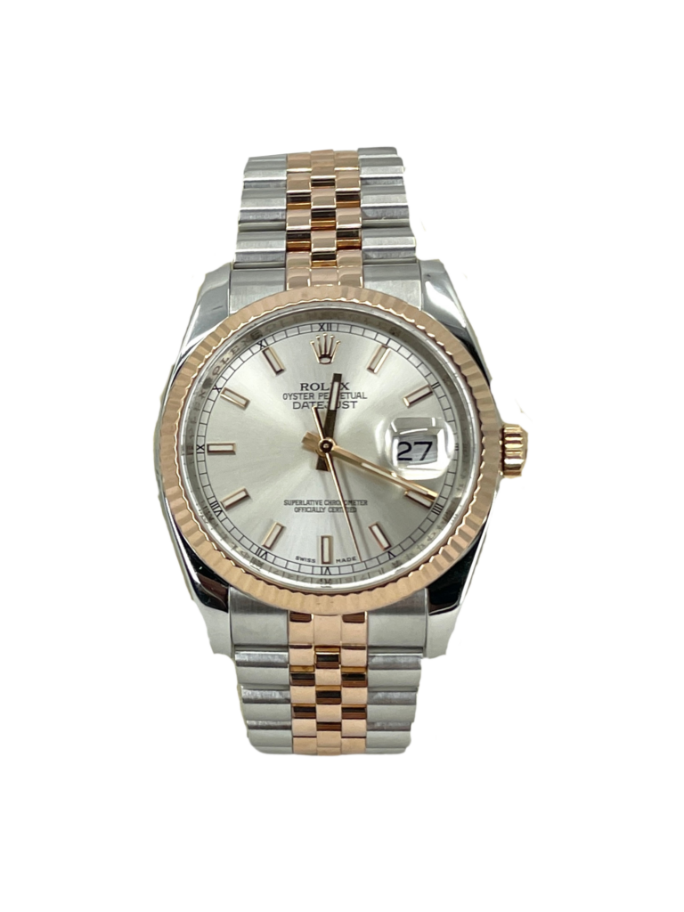 Rolex Datejust 36 Two Tone Silver Dial 116231 - WPB Watch CO