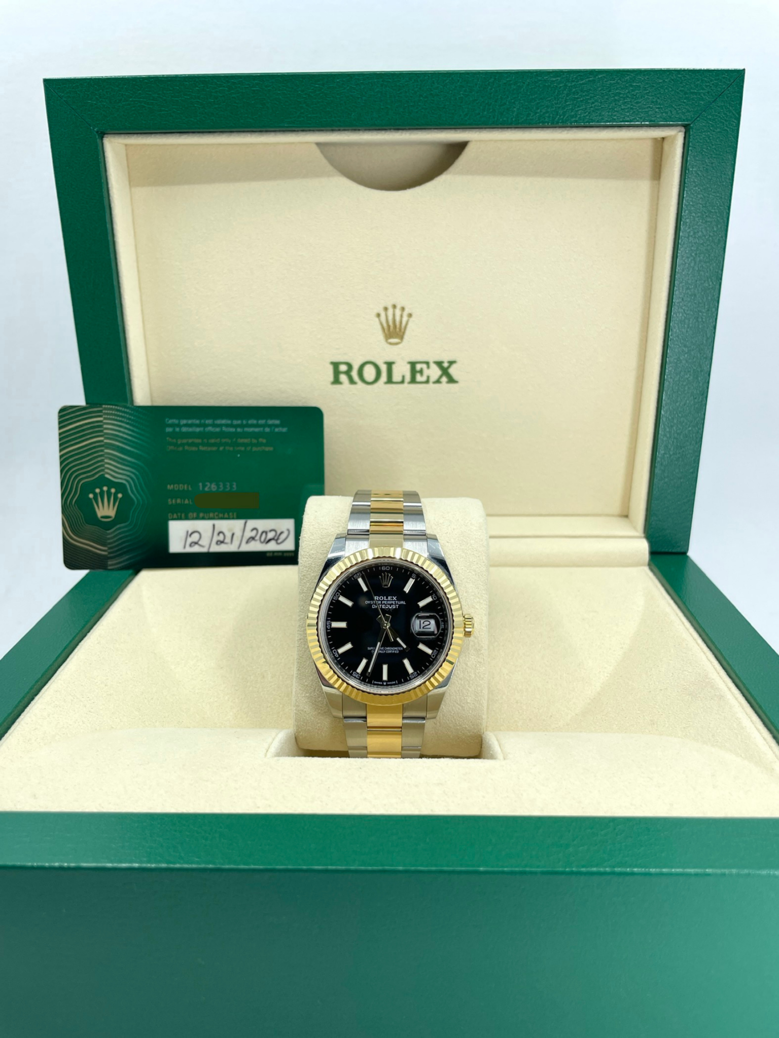Rolex Datejust 41 Stainless Steel Yellow Gold 126333 - WPB Watch CO