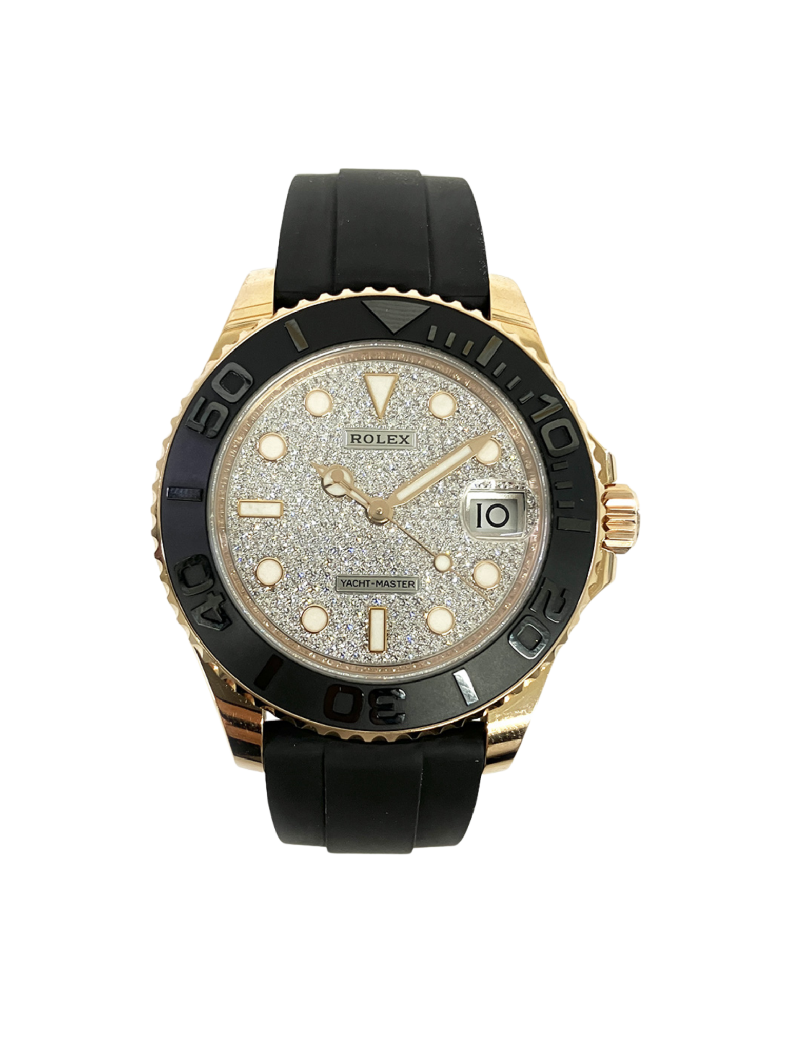 Rolex Yacht-Master 37 Pave Diamond 268655 - WPB Watch CO