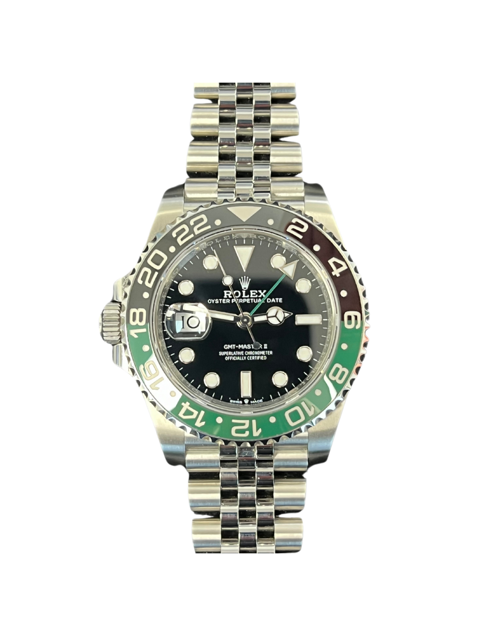 Rolex GMT-Master II "Sprite" Black Dial 126720VTNR - WPB Watch CO