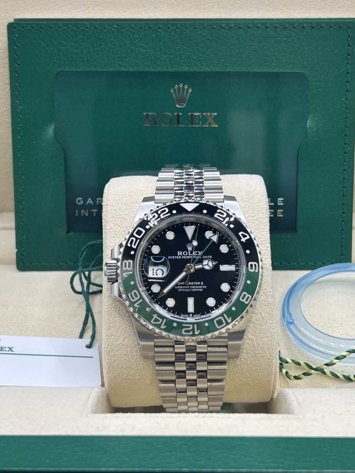 Rolex GMT-Master II "Sprite" Black Dial 126720VTNR - WPB Watch CO