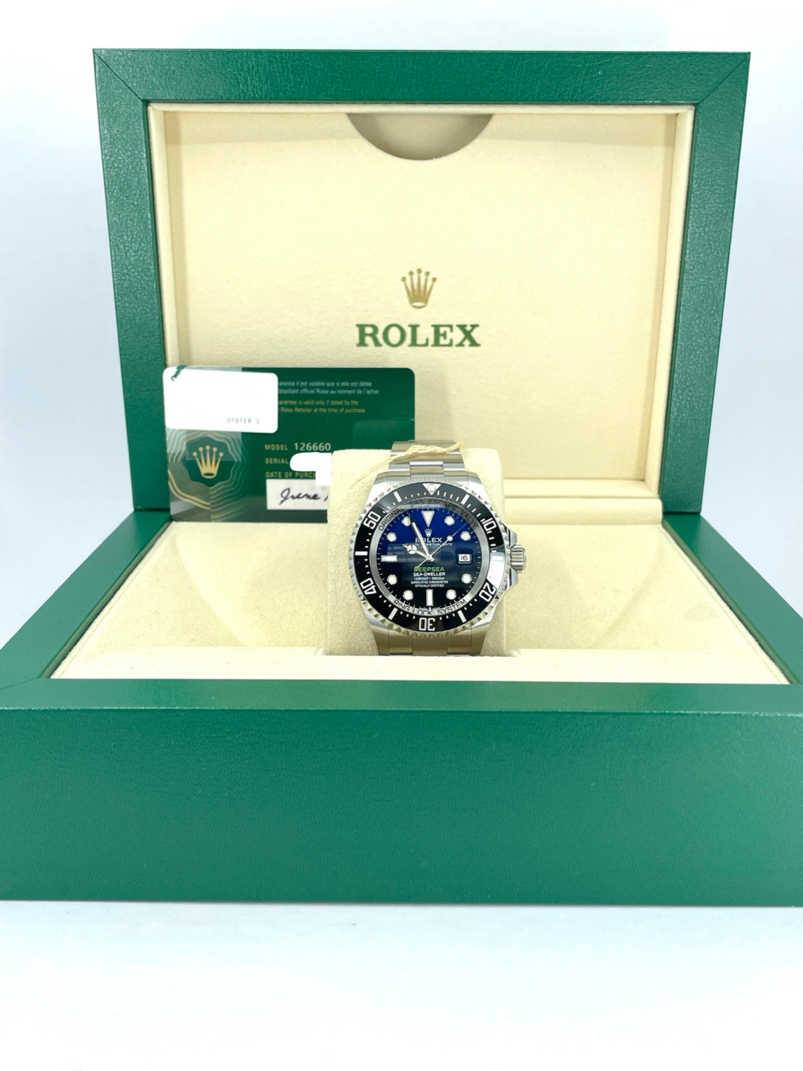 Rolex Sea-Dweller Deepsea D-Blue Dial 126660 - WPB Watch CO