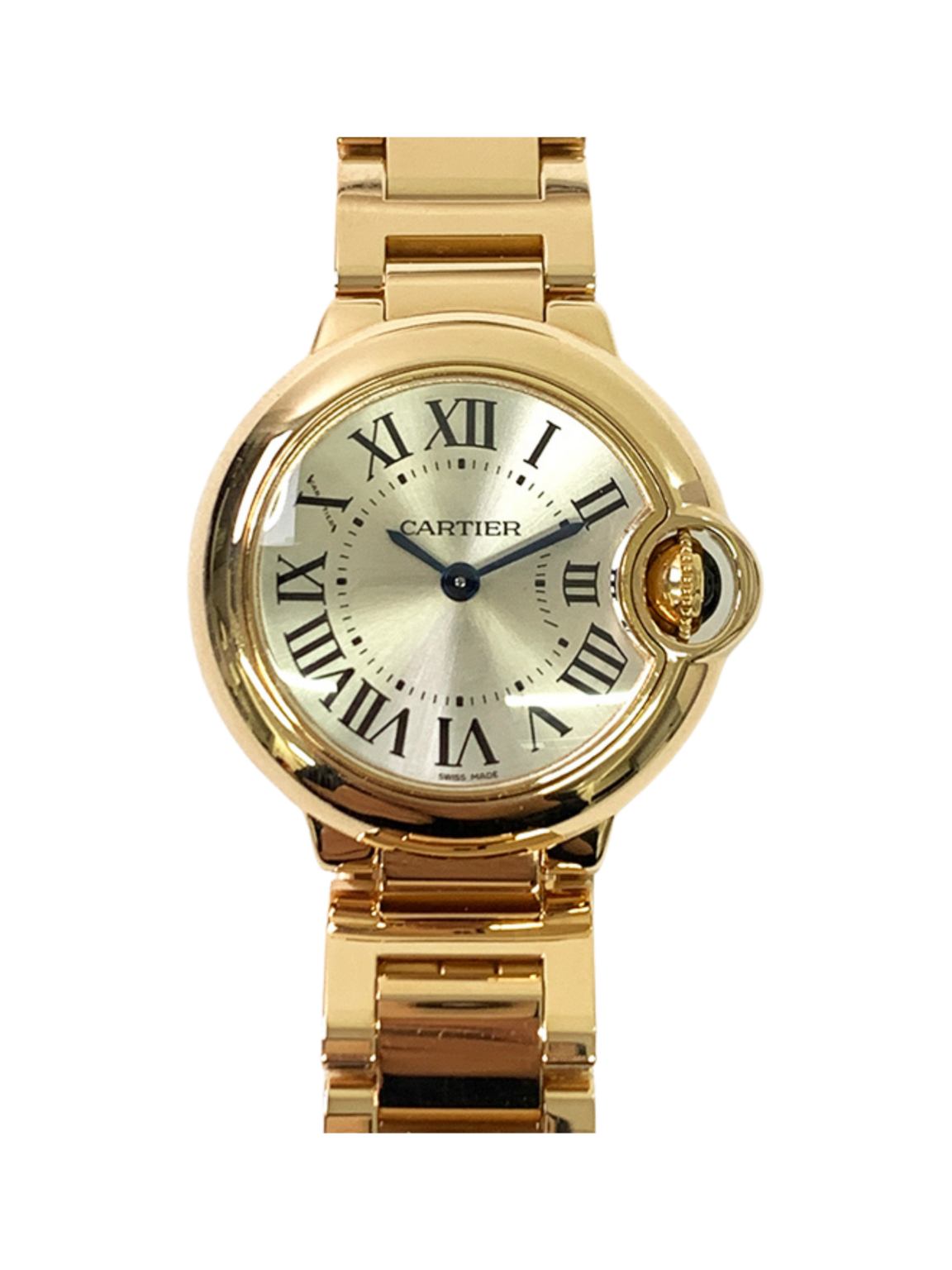 Cartier Ballon Bleu Rose Gold Silver W69002Z2 - WPB Watch CO