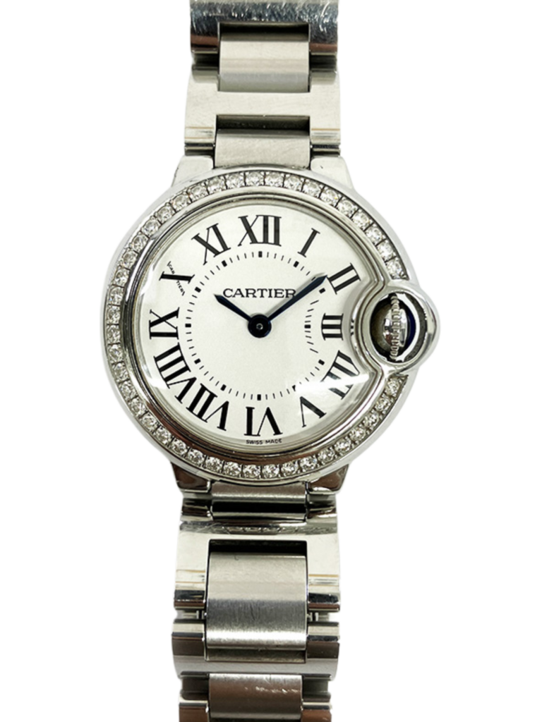 Cartier Ballon Bleu 28mmStainless Steel White Dial W4BB0015
