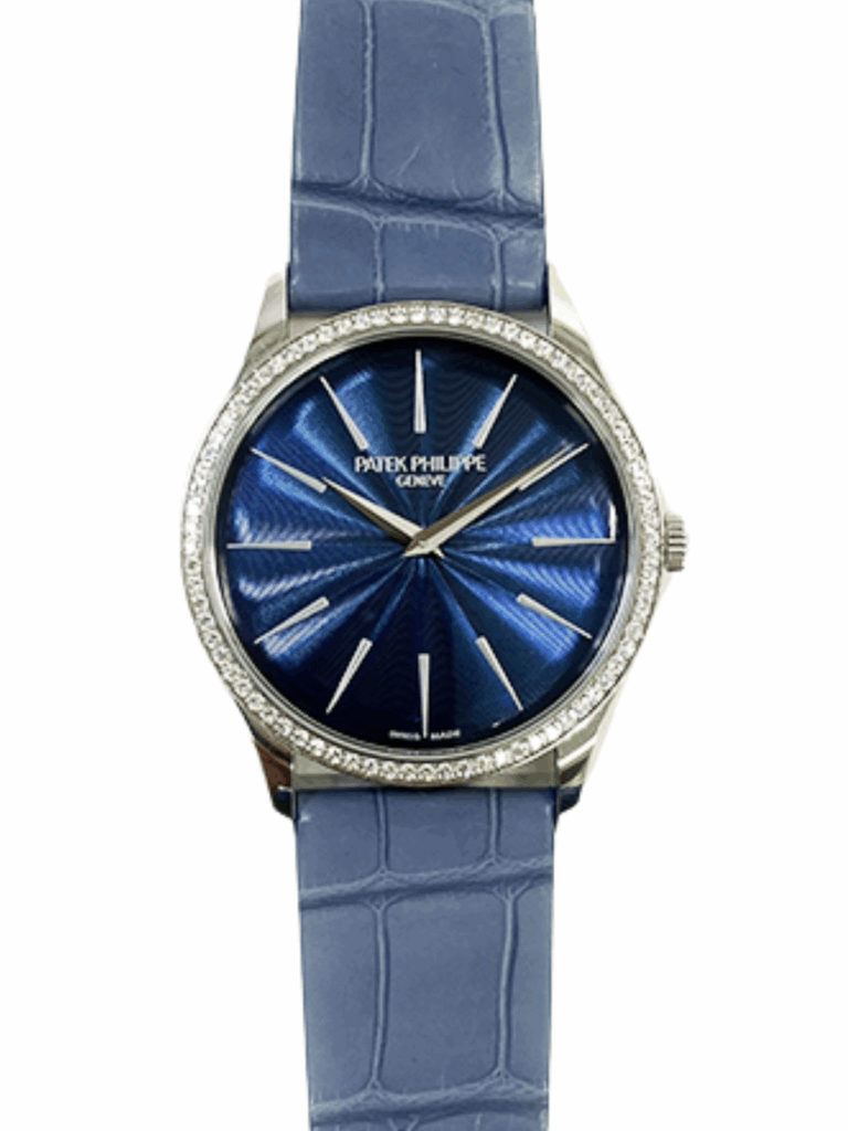 Patek Philippe Calatrava Ladies Blue Dial 4997/200G-001