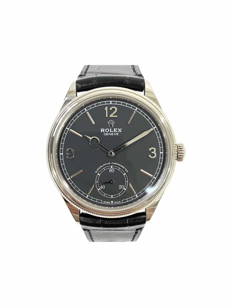 Rolex 1908 White Gold Black Dial 52509
