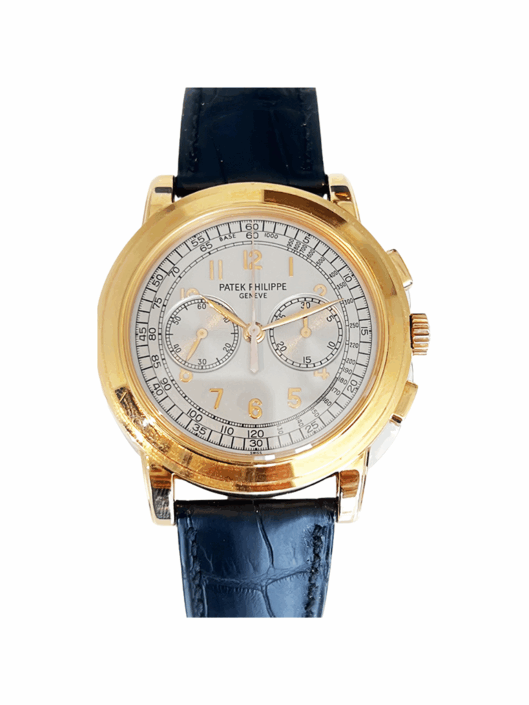 Patek Philippe Chronograph Rose Gold Silver Dial 5070R-001