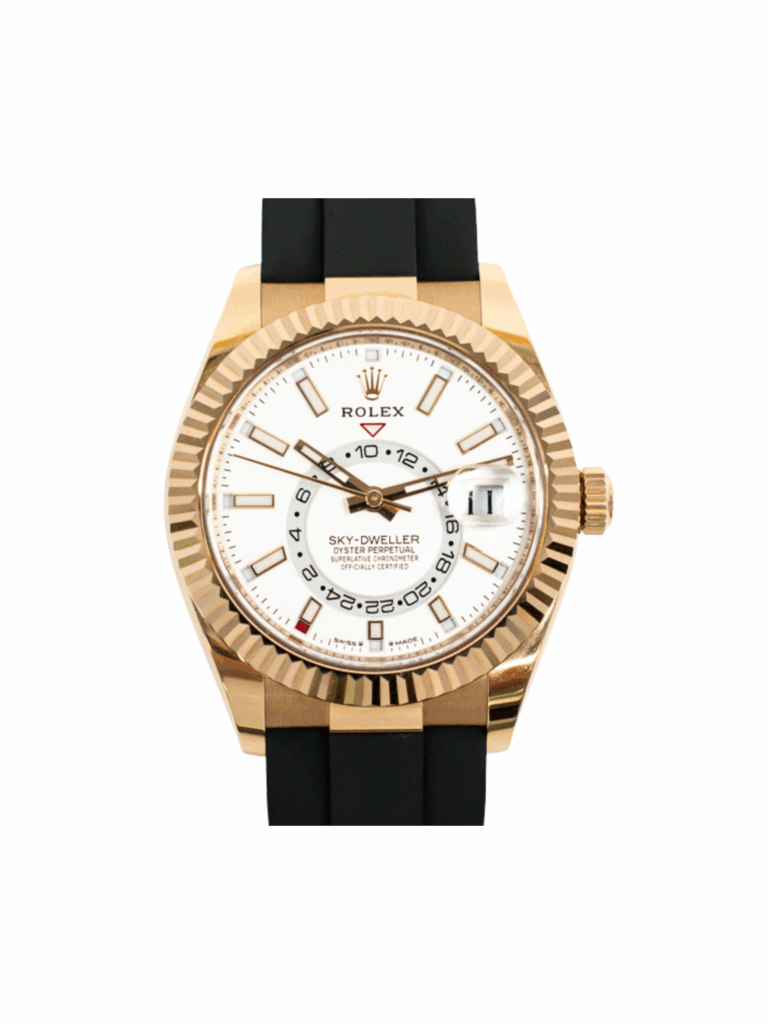 Rolex Sky-Dweller Rose Gold White Dial 336235