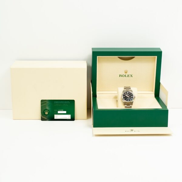 Rolex Oyster Perpetual 34 Stainless Steel Black Dial 124200