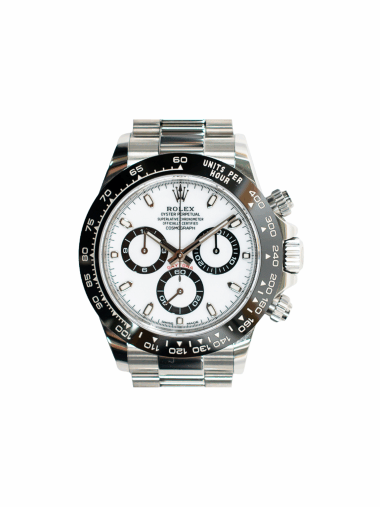 Rolex Daytona Stainless Steel Ceramic Bezel White Dial 116500LN