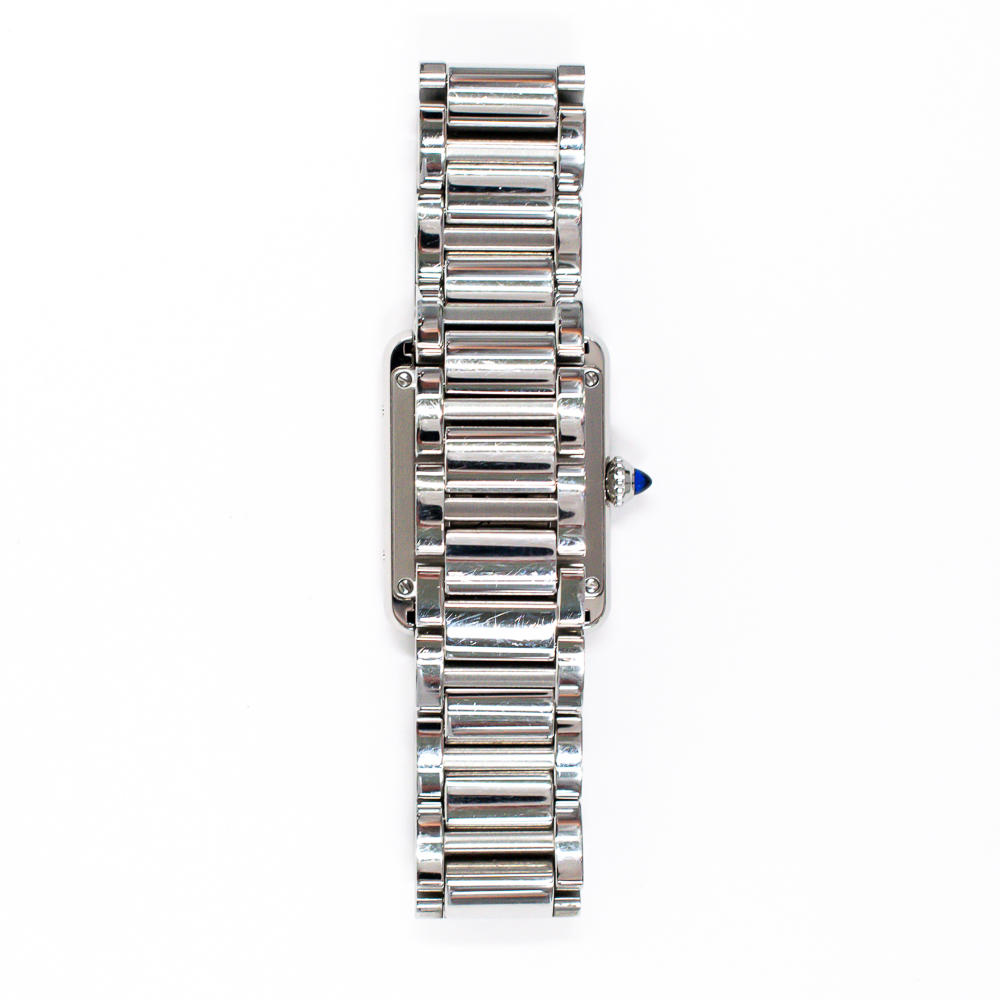 Cartier Tank Must Stainless Steel White Roman Dial WSTA0051
